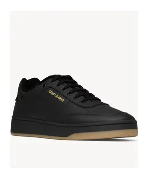 Saint Laurent Sl/61 Lace-up Sneakers - Black