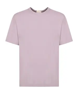 TEN C Logo-patch T-shirt - Pink