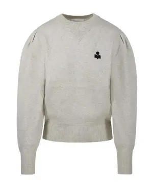 Isabel Marant Étoile Long-sleeved Sweater With Logo Detailing