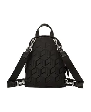 Mcm Logo Monogram Backpack