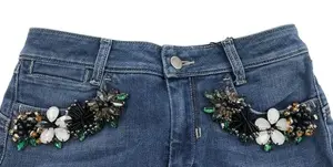 Sportmax Embellished Logo Detail Jeans