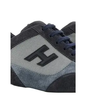 Hogan Interactive Low-top Sneakers With Logo Detail - Black
