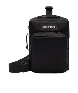 Balenciaga Explorer Crossbody Messenger Bag - Black