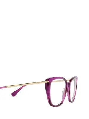 Max Mara Butterfly Frame Eyeglasses - Red
