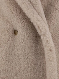 Max Mara Long Button-up Overcoat - Sand