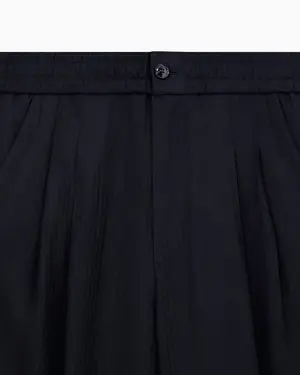 Giorgio Armani Pinstriped Wide-leg Trousers