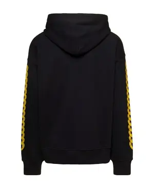 Versace Logo Printed Drawstring Hoodie