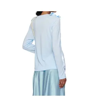 Simone Rocha Long Sleeve T-shirt With Bow Detail