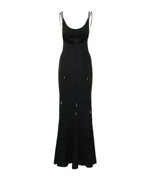 Gabriela Hearst Slip Dress With Back Ties