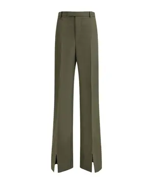 Gucci Embossed Wide-leg Pants With Front Pleats - No