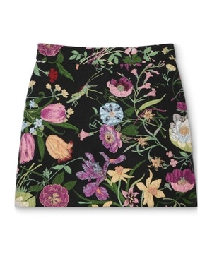 GUCCI Gucci Flora Silk Brocade Mini Skirt