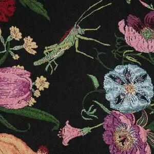 Gucci Flora Silk Brocade Mini Skirt