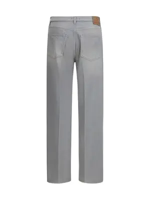 Prada Logo Patch Straight-leg Jeans