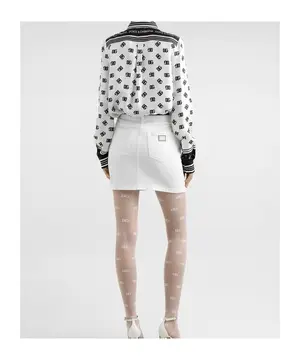 Dolce & Gabbana All-over Dg Logo Printed Twill Shirt