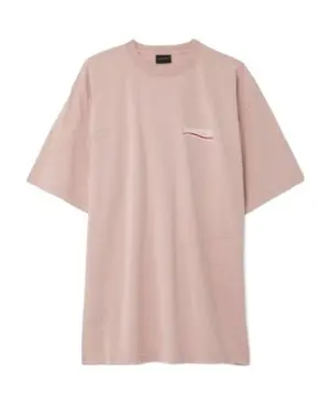 Balenciaga Logo Embroidered Crewneck T-shirt