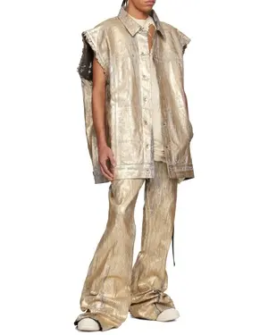 Rick Owens Jumbo Vest - Gold