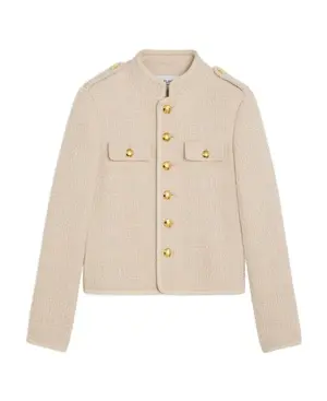 CELINE Celine Alluré Jacket In Bouclé Tweed
