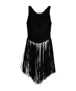 Philosophy Di Lorenzo Serafini Crochet-knit Fringed Top