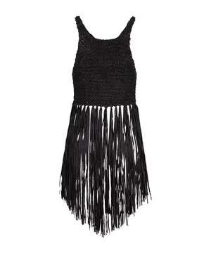 Philosophy Di Lorenzo Serafini Crochet-knit Fringed Top