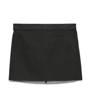 Rick Owens Coated Mini Skirt