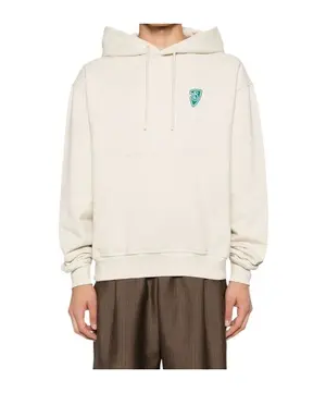 Burberry Logo Printed Drawstring Hoodie