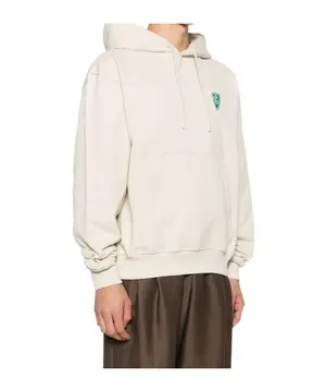 Burberry Logo Printed Drawstring Hoodie