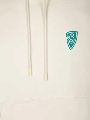 Burberry Logo Printed Drawstring Hoodie