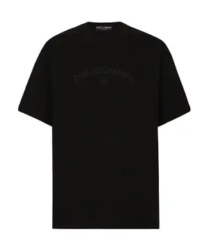 Dolce & Gabbana Dolce Gabbana Logo Printed Crewneck T-shirt