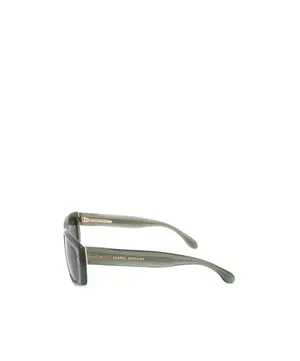 Isabel Marant Étoile Geometric Frame Sunglasses - Green