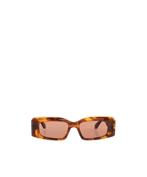 Alaïa Rectangle Frame Sunglasses - Multicolor