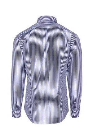 Brunello Cucinelli Candy-stripe Long-sleeve Shirt