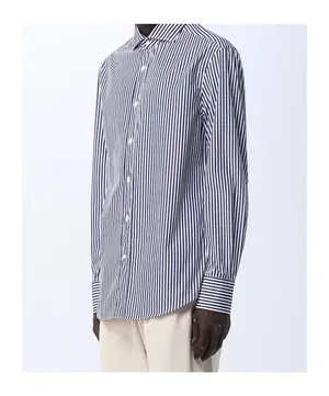 Brunello Cucinelli Candy-stripe Long-sleeve Shirt