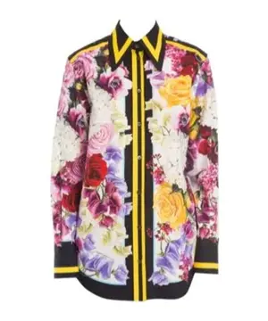 Dolce & Gabbana Floral Print Long Sleeve Shirt - Multicolor