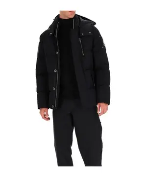 Moose Knuckles Zip Detailed Hooded Down Coat