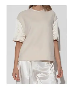 JIL SANDER Short Sleeve Crewneck Top