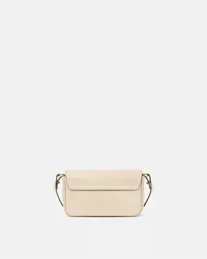 Versace Tag Foldover Top Mini Shoulder Bag