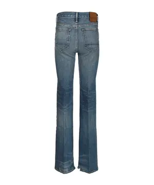 TOM FORD Japanese Stonewashed Comfort Denim Flare Jeans