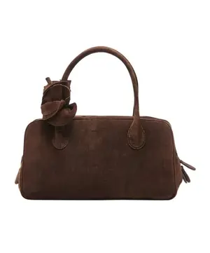 Magda Butrym Double Handle Handbag - Brown