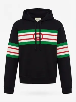 Gucci Striped Sweatshirts Hoodies For Men
