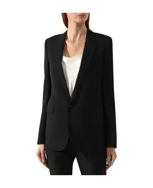 Saint Laurent Single-breasted Blazer - Black