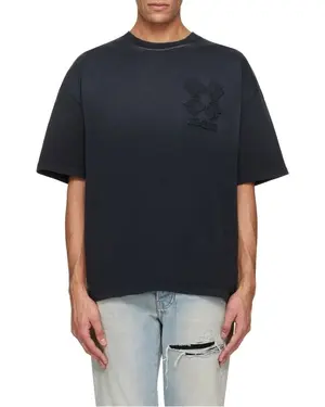 Amiri Ma Quad Short Sleeved Crewneck T-shirt - Black