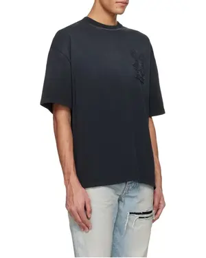 Amiri Ma Quad Short Sleeved Crewneck T-shirt - Black