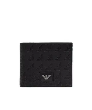 Emporio Armani Logo Plaque Bifold Wallet