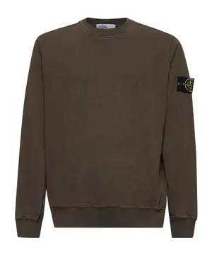 Stone Island Compass Badge Crewneck Sweatshirt