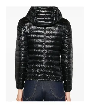 Herno Long-sleeved Down Jacket With Detachable Hood - Black