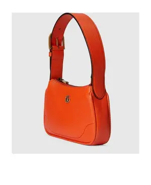 Gucci Double G Aphrodite Shoulder Bag - Orange