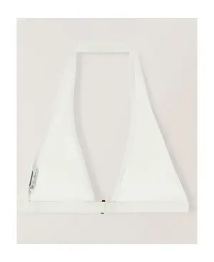 Loro Piana Triangle Bikini Top - White