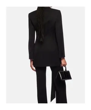 Attico Single-breasted Tailored Blazer - Black