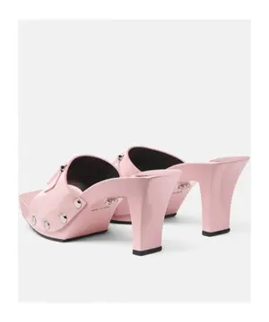 Versace Medusa Head Leather Mules