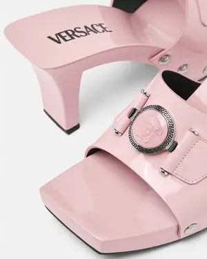 Versace Medusa Head Leather Mules